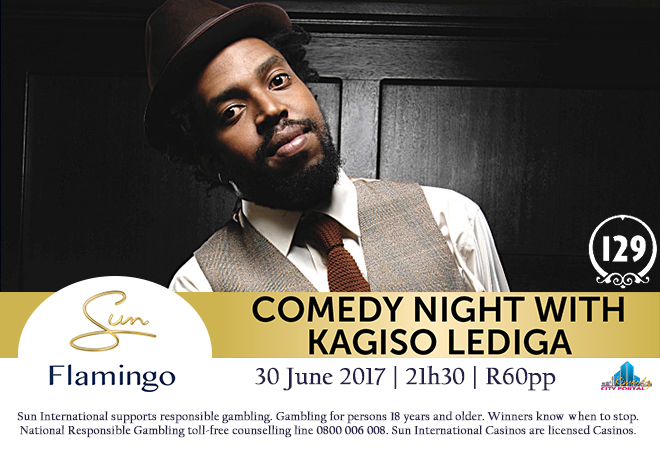 Comedy Night with Kagiso Lediga @ Bar 129 • Kimberley PORTAL