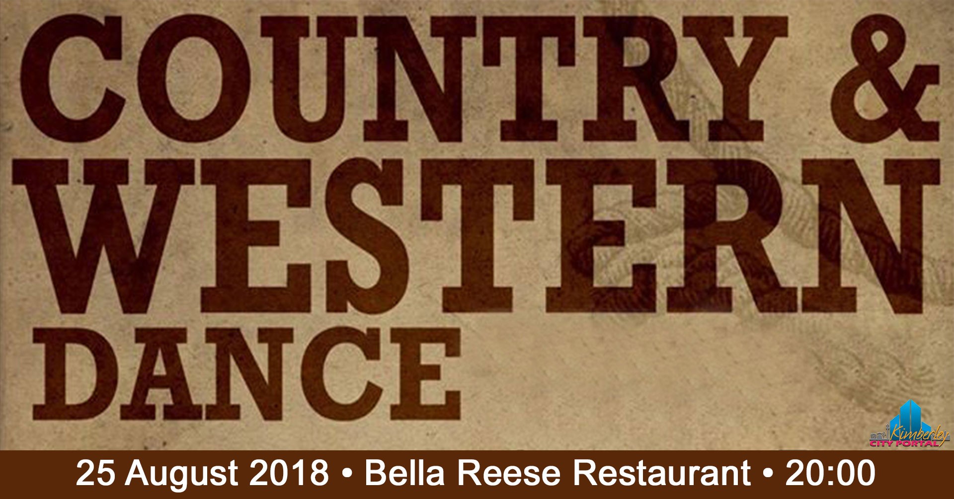 Country & Western Dance @ Bella Reese Restaurant • Kimberley PORTAL