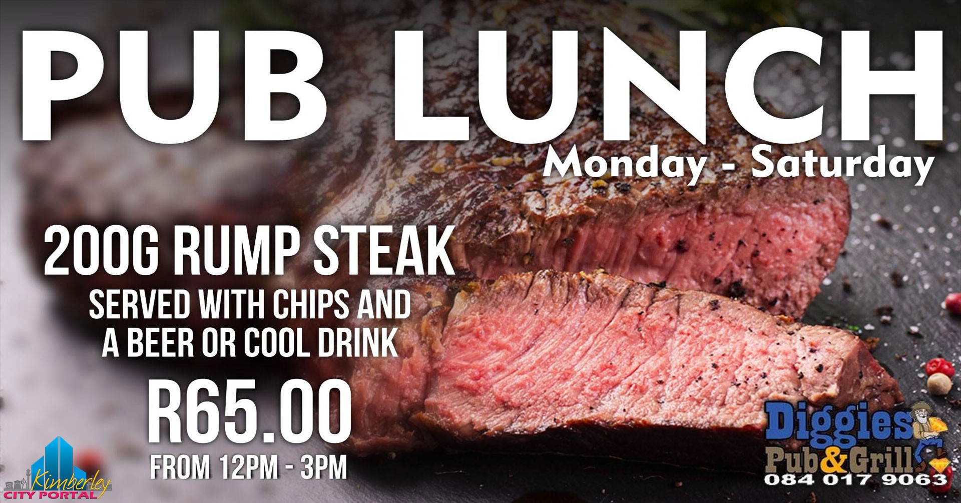 Pub Lunch Special Diggies Kimberley PORTAL