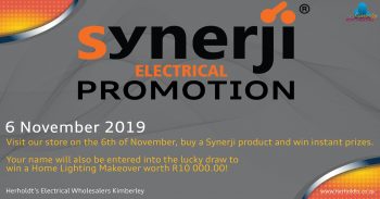 Synerji Electrical Promotion @ Herholdt's Electrical Wholesalers ...