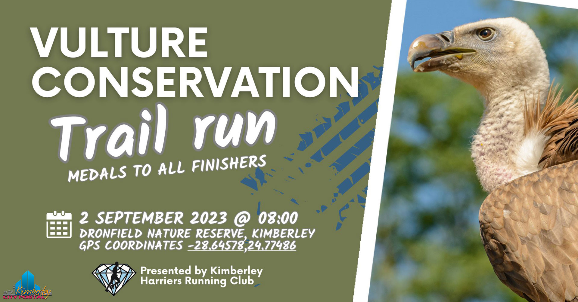 Vulture Conservation Trail Run @ Dronfield • Kimberley PORTAL