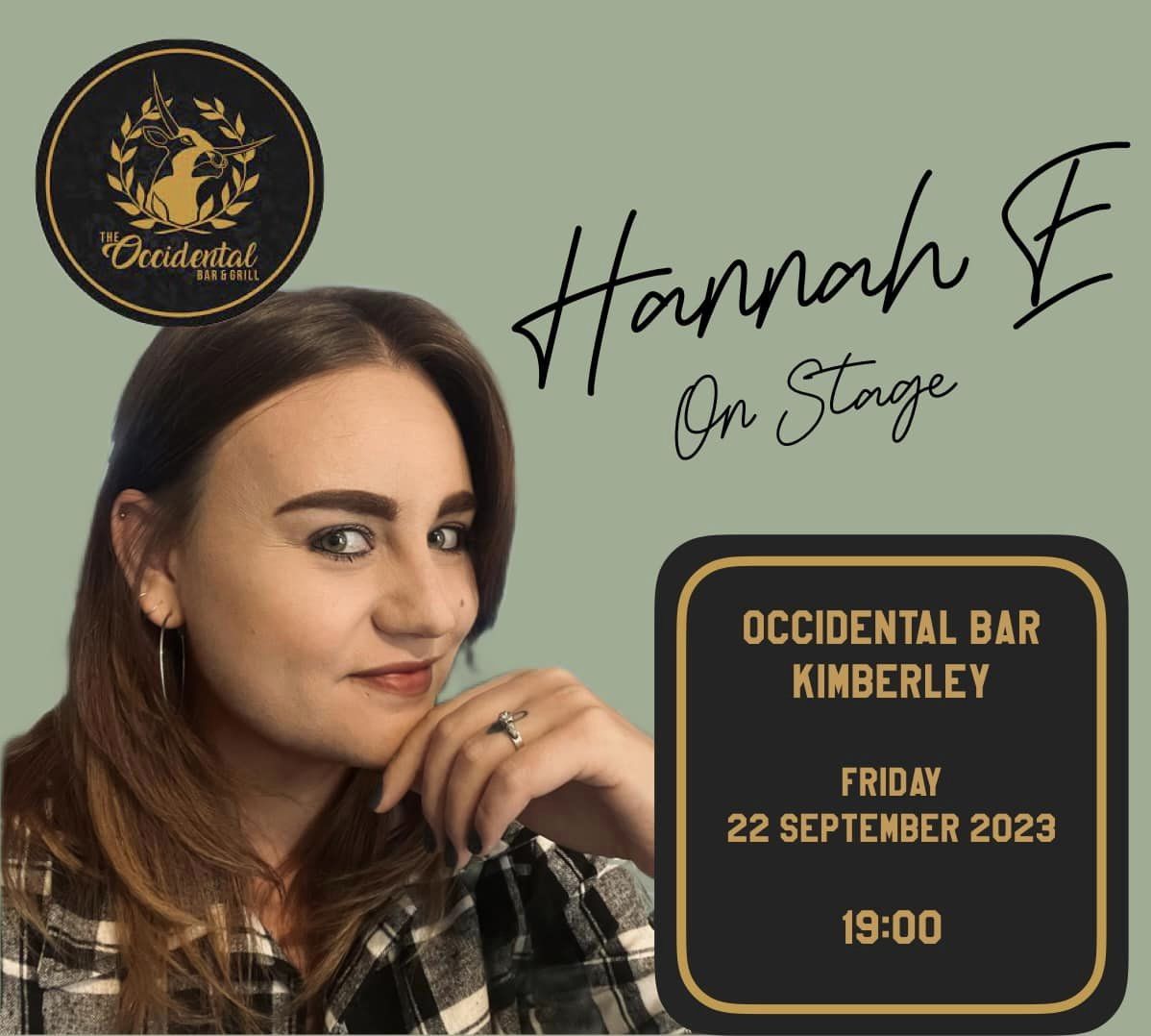 Hannah E Live @ The OX • Kimberley PORTAL