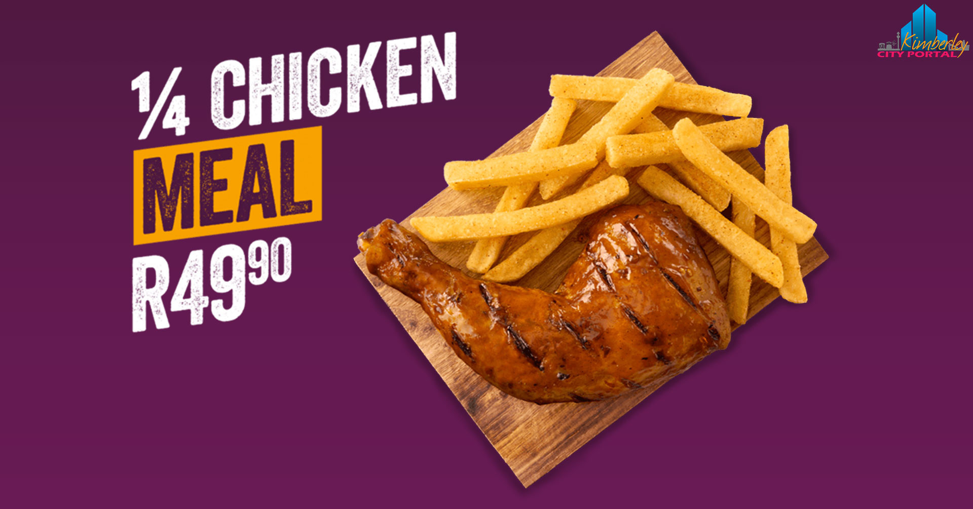 Quarter Chicken Meal @ Steers • Kimberley PORTAL